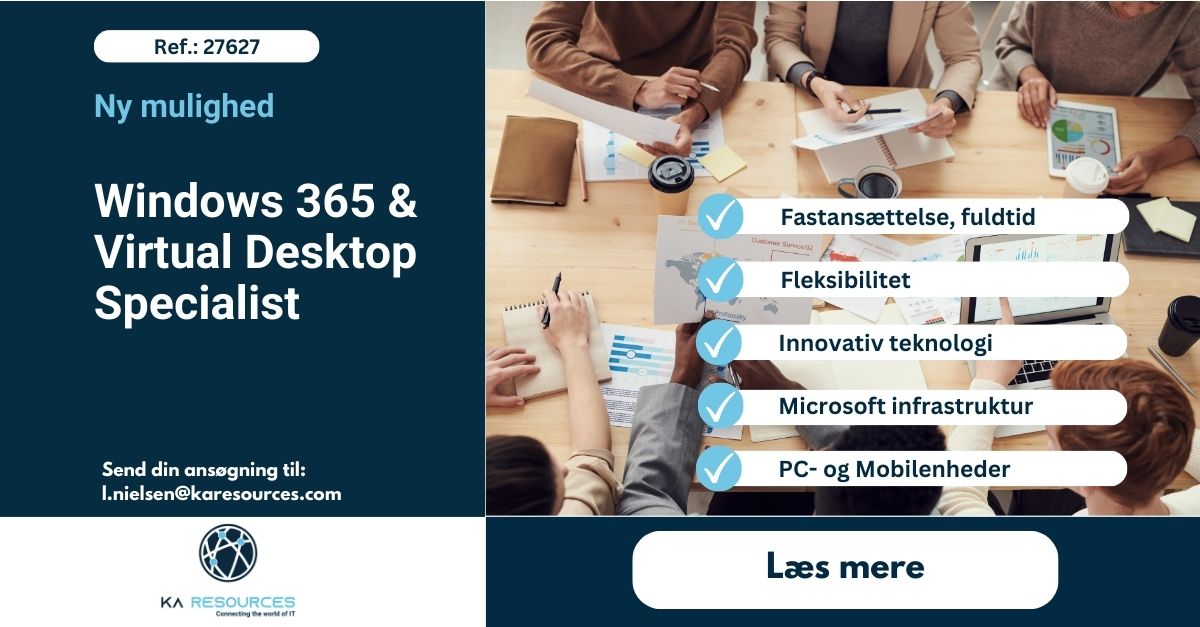 Windows 365 og Azure Virtual Desktop Administrator - KA Resources